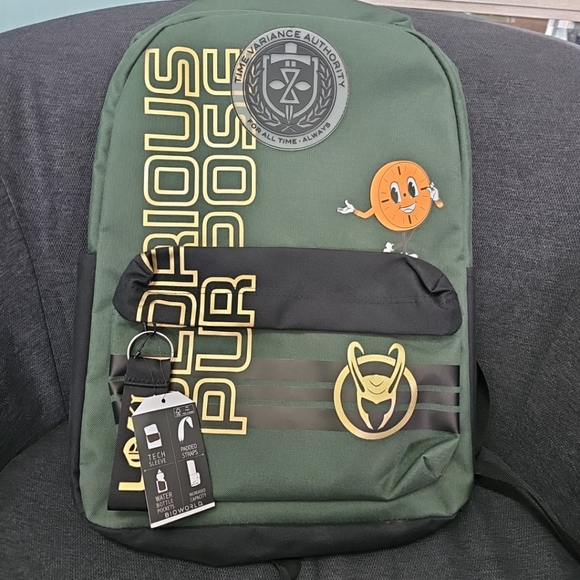 Bioworld | Bags | Nwt Bioworld Marvel Loki Glorious Purpose Backpack ...